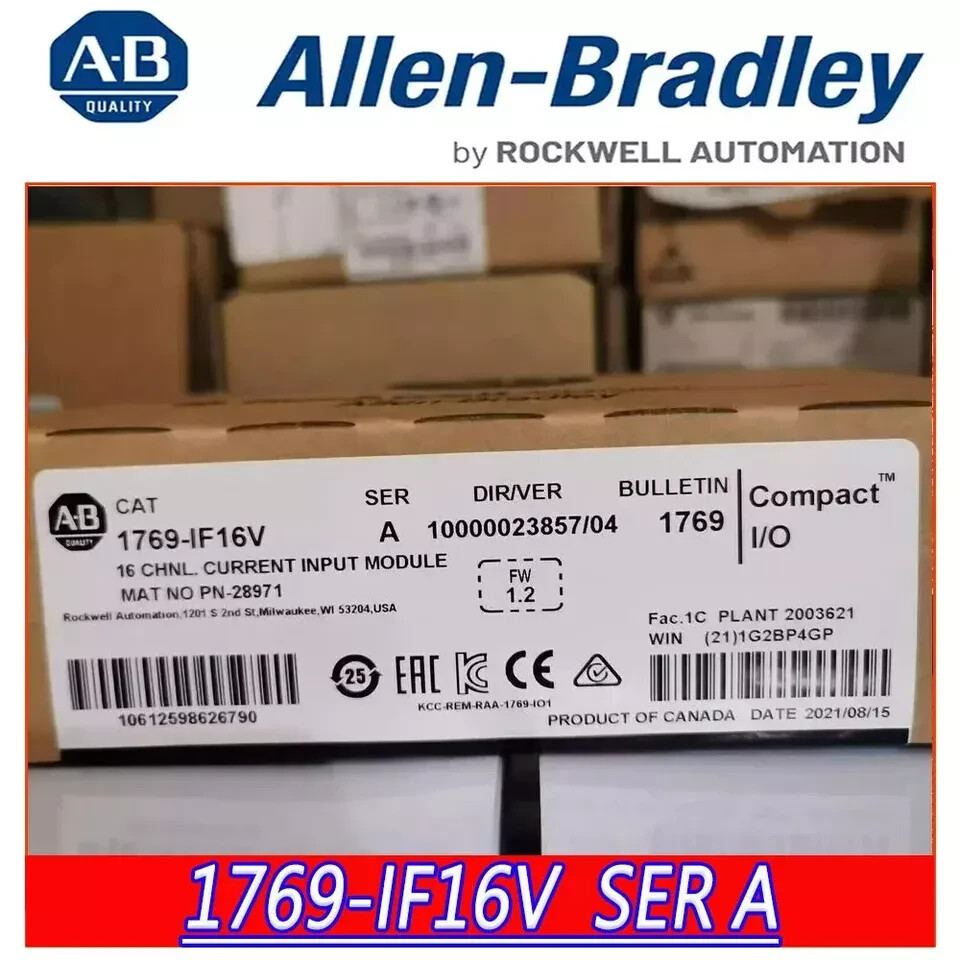 New Factory Sealed AB 1769-IF16V SER A Compact I/O 16 Channel Input ...