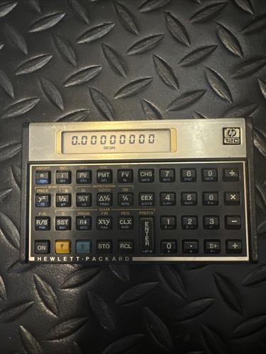 HP 12C Platinum Financial Calculator w/ Case for Real Estate, Banking ...
