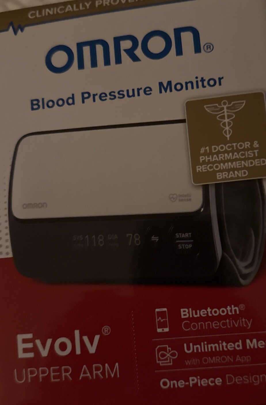 Omron BP7000 Evolv Wireless Upper Arm Blood Pressure Monitor ...