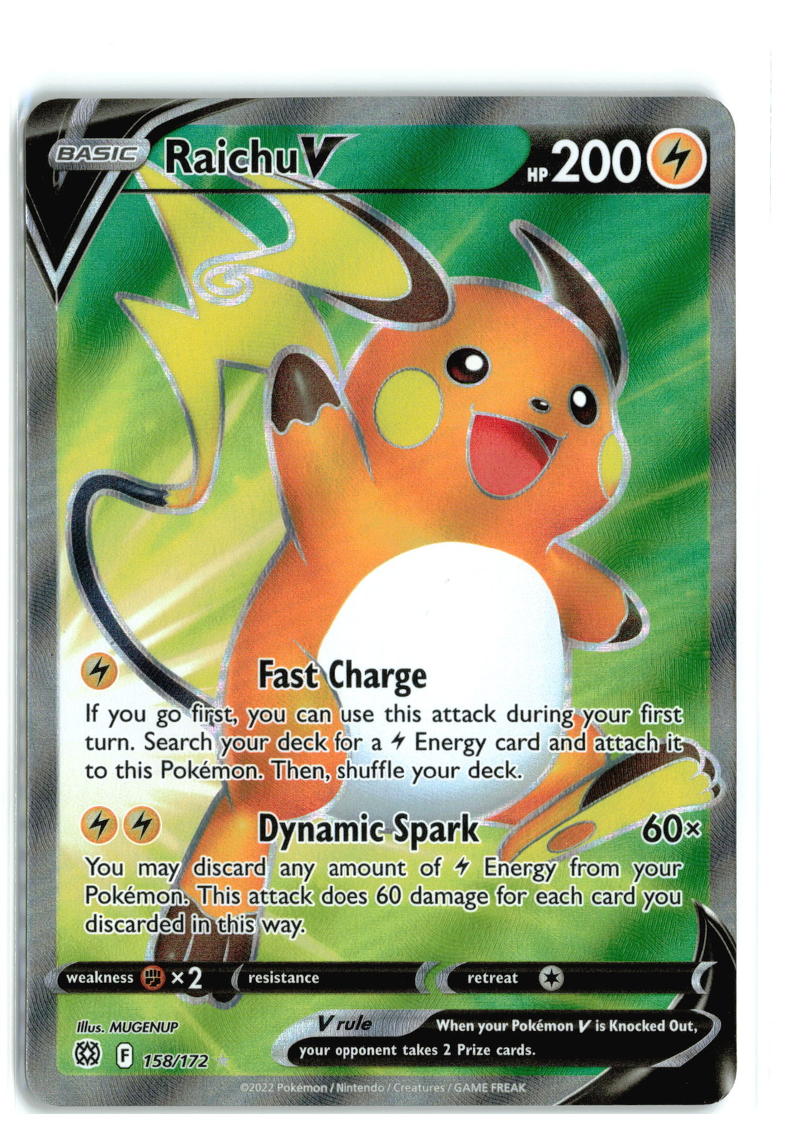 Raichu V 158/172 Ultra Rare Brillant Stars Pokemon TCG NM | eBay