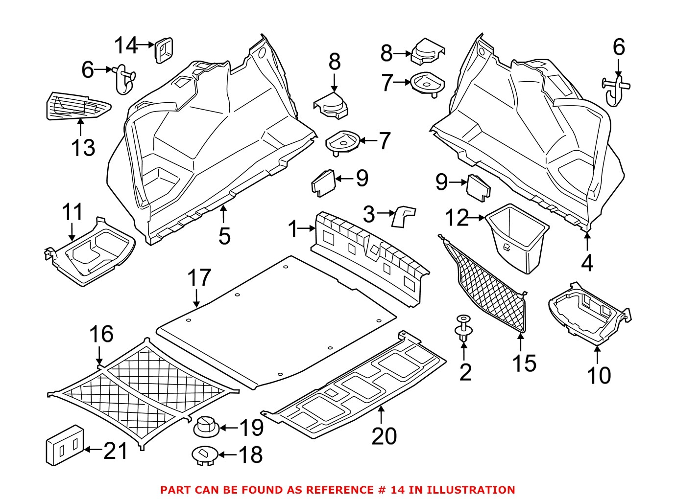 Genuine OEM 12 Volt Accessory Power Outlet Cover For BMW 51476964057 | eBay