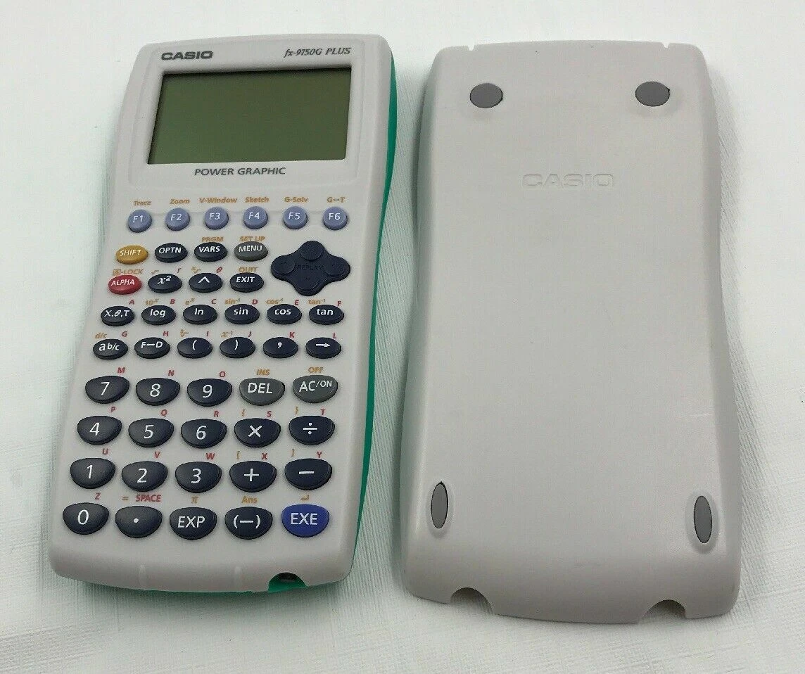 Green Casio Graphing Calculator