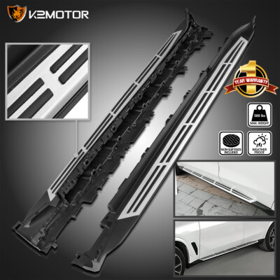 Fits 2019-2023 BMW X5 G05 Side Step Bars Running Boards Aluminum 2PC ...
