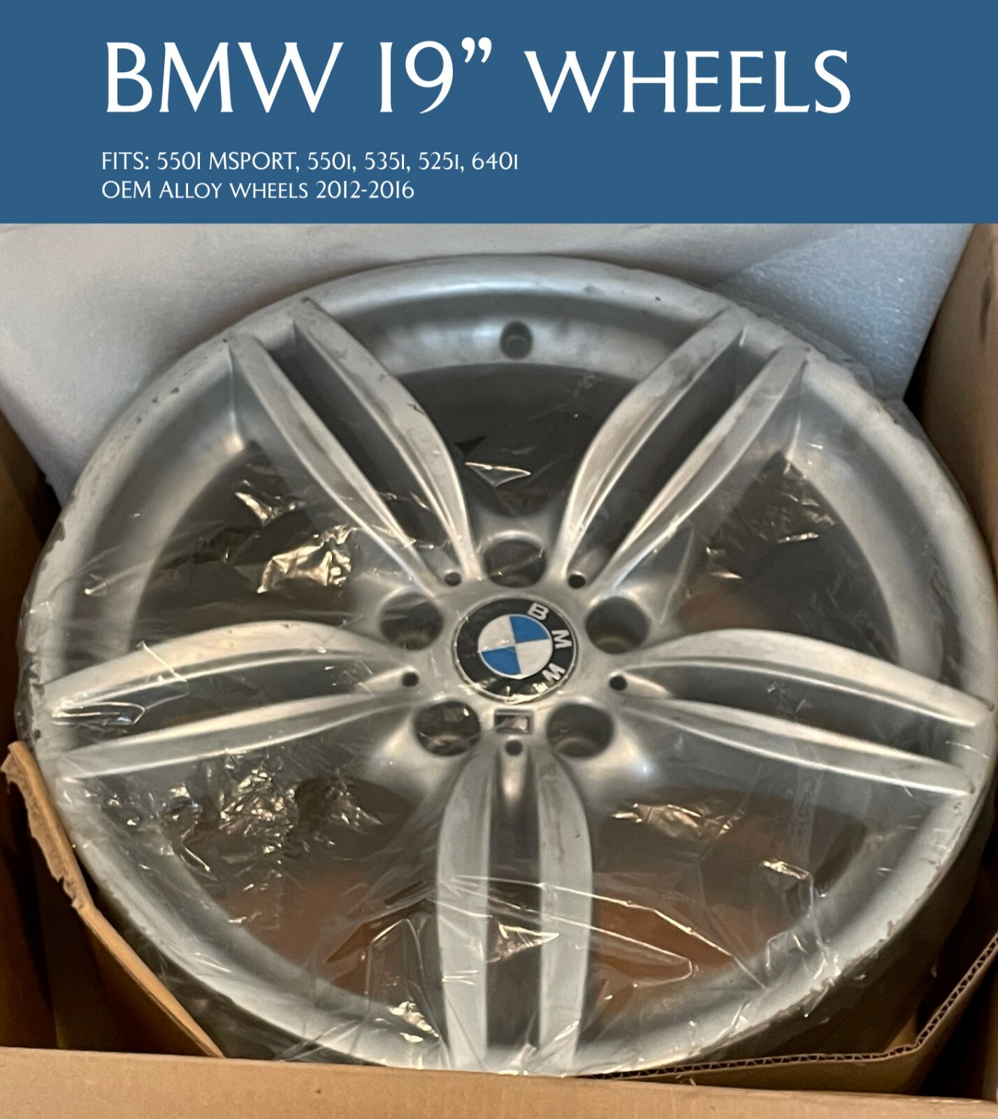 BMW F10 M Sport Style Alloy Rims 19" 8.5J 5x120 ET33 Set ( 1/4 ) | OEM ...