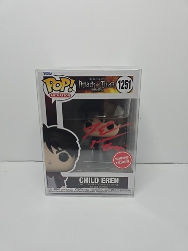 Funko Child Eren - Gamestop #1251 PSA Autographed Signed By Bryce ...