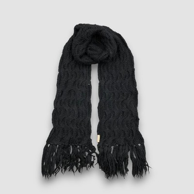 Vintage Japanese Brand Wool Scarf Classic Crochet Winter Warmer Neck ...
