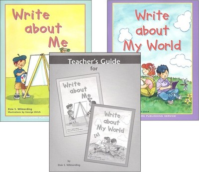 Write About Me, Write About My World, & Ans. Key (Grade 1) - NEW | eBay