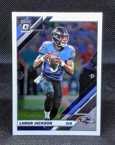 2019 Donruss Optic Lamar Jackson #9 Baltimore Ravens Base Card | eBay