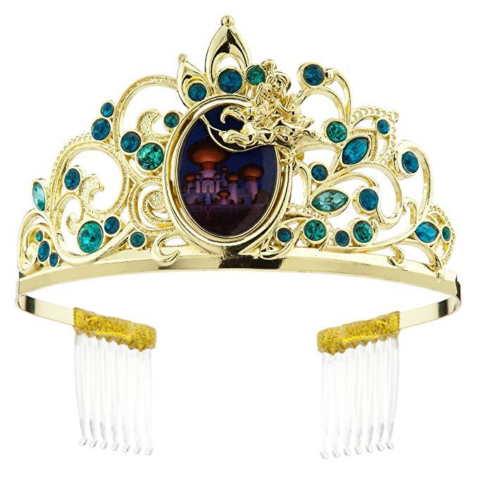 Disney Store Princess Tiara Costume Cinderella Jasmine Rapunzel Aurora ...