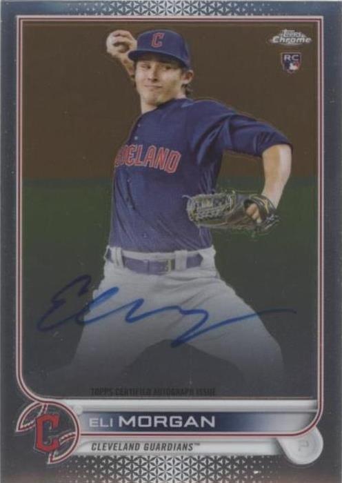 2022 Topps Chrome - Rookie Autographs Eli Morgan #RA-EM (AU, RC) for ...