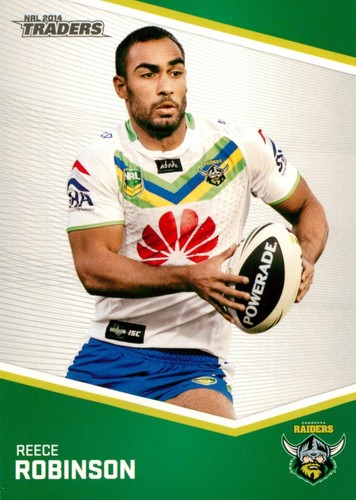 2014 CANBERRA RAIDERS NRL Card REECE ROBINSON Traders | eBay Australia