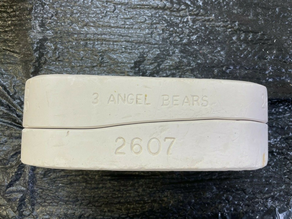 VINTAGE KIMPLE CERAMIC MOLD #2607 THREE ANGEL BEARS | eBay