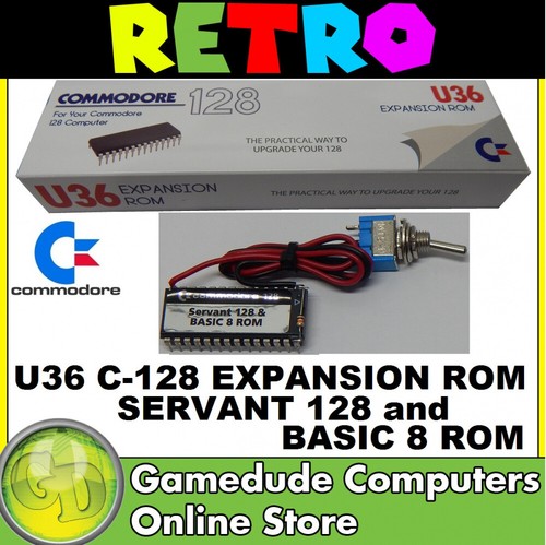 Commodore C128 U36 ROM - SERVANT 128 & BASIC 8 ** Switchable ROM ...