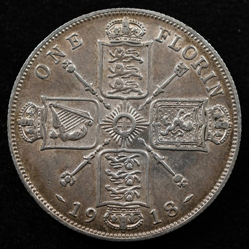 Great Britain 1 Florin 1918, Coin, Silver, Inv#D270 | eBay UK