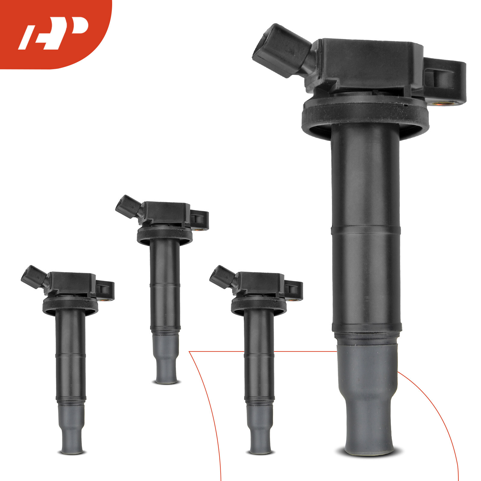 4pcs Ignition Coils for Toyota Camry ACV36 Avensis Verso ACM20R ACM21 2 ...