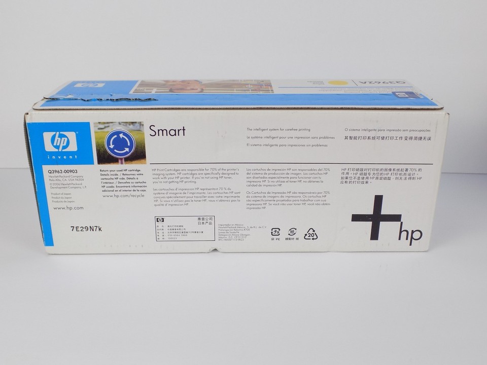 HP Q3962A Yellow Genuine Toner Cartridge | eBay