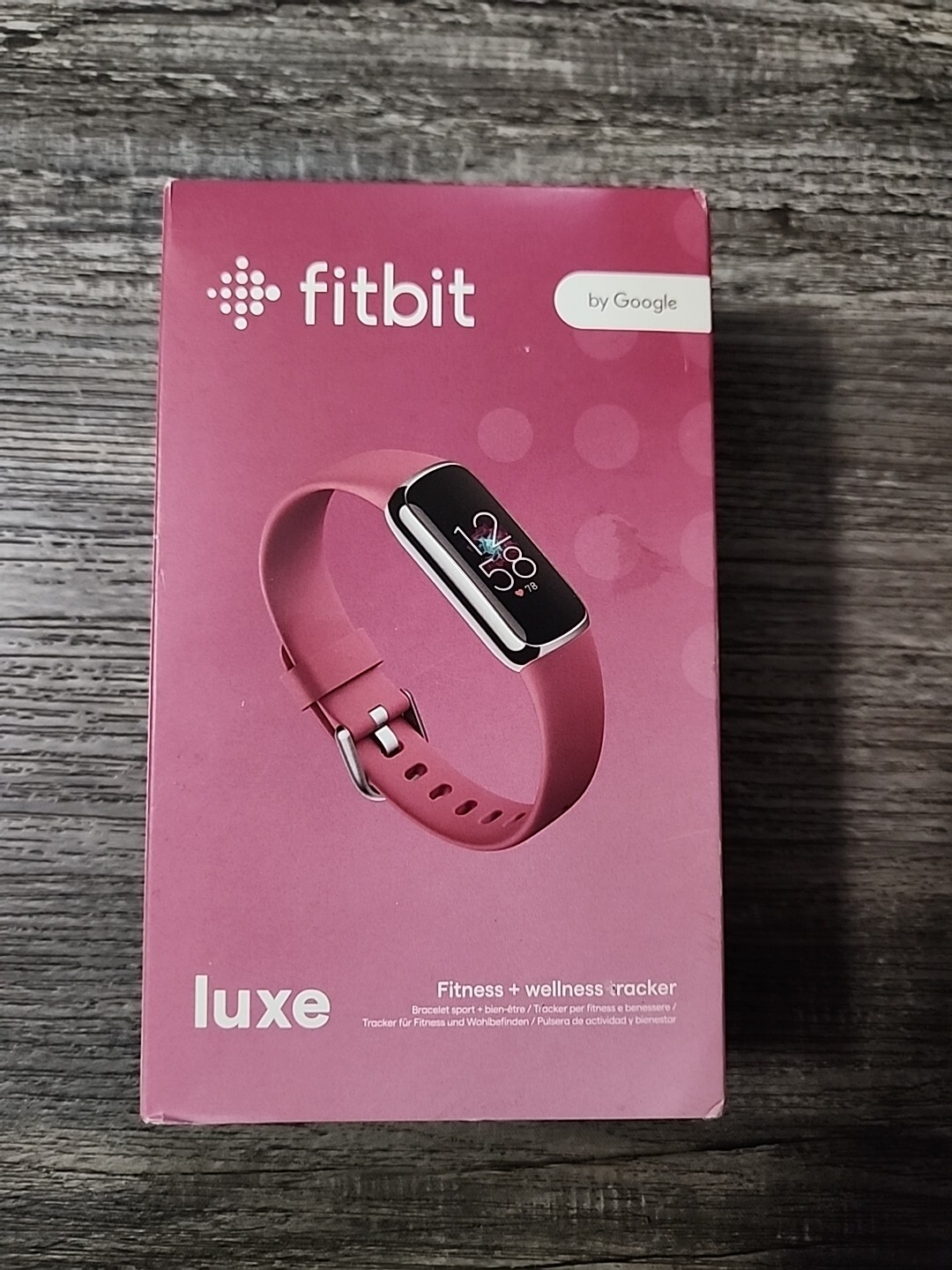 Fitbit Luxe Activity Tracker - Orchid/Platinum Stainless Steel for sale ...
