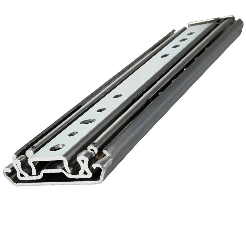 Drawer Heavy Duty Cabinet slide 3 Fold Ball Bearing 220kg Industrial ...