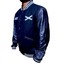 Mens The Weeknd XO Bomber Jacket | Black Wool leather Lettermen Varsity ...