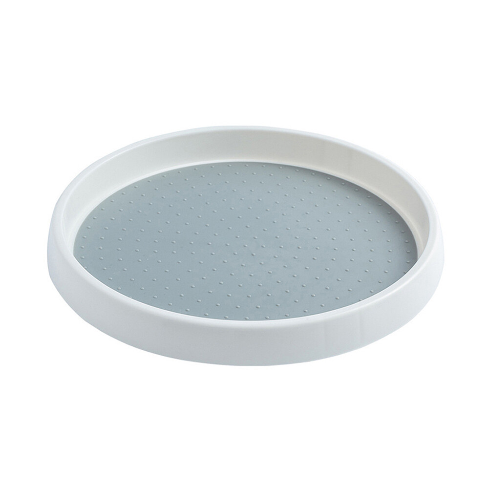 360Rotation Spice Storage Rack Tray Turntable Condiment Jar Holder ...