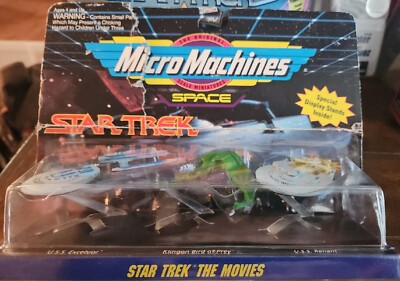 Micro Machines Star Trek 'The Movies' #2 Space W/Stands Sealed *Damaged ...