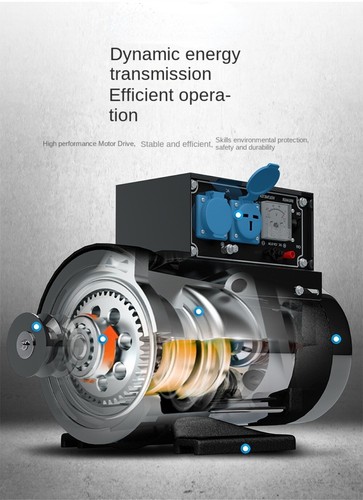 Small Generator Sets Single-phase Brush Petrol Engine Household Single ...