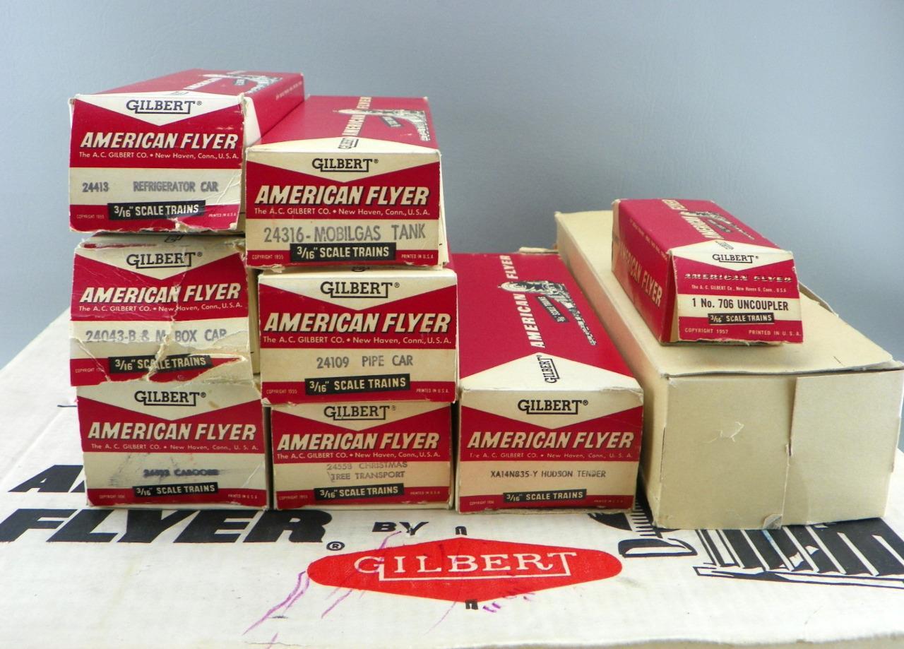 Vintage American Flyer S 20530 Night Hawk NYC Steam Freight Set ...