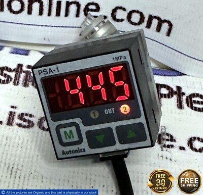 Autonics PSA-1 Compact Digital Pressure Sensor PSA1 Series PSA 1MPa ...