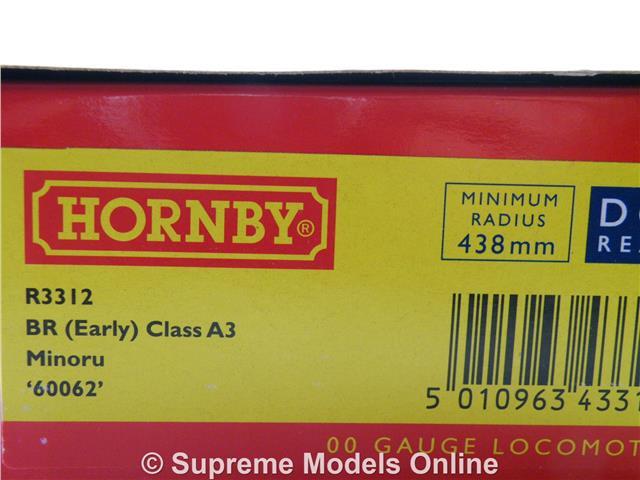 HORNBY R3312 BR EARLY CLASS A3 MINORU 60062 MODEL TRAIN DCC READY K8 ...