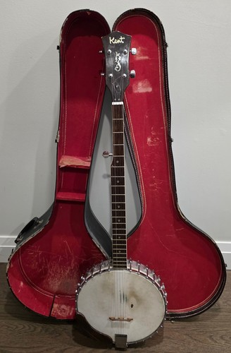 VINTAGE KENT 5 STRING OPEN BACK BANJO | eBay