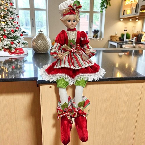 Martha Stewart Elf Fairy Baker Doll Posable Kitchen Shelf Sitter ...