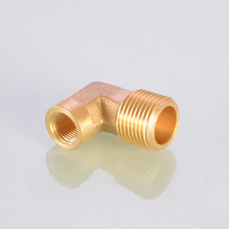 Brass BSP Male/Female Thread 90° Right Angle Elbow Coupler Fitting ...