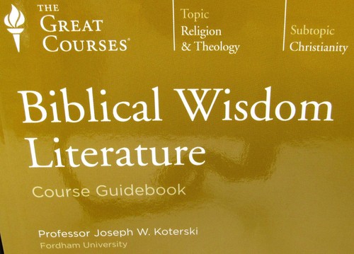 Great Courses Biblical Wisdom Literature 2009 6 DVD With Guidebook VGC ...