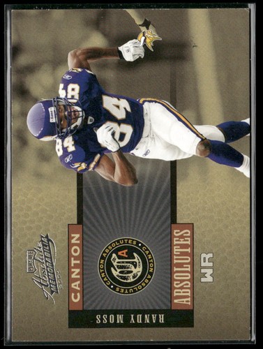 2005 Playoff Absolute Memorabilia - Canton Absolutes Randy Moss #CA-20 ...