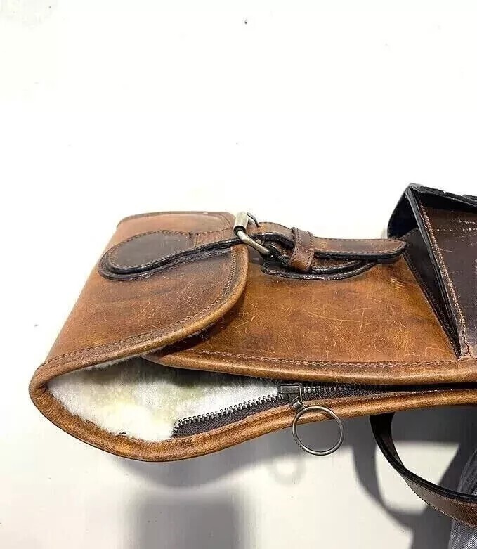 Leather Rifle Scabbard Gun Case with Adjustable Strap, 39 inch .22 ...