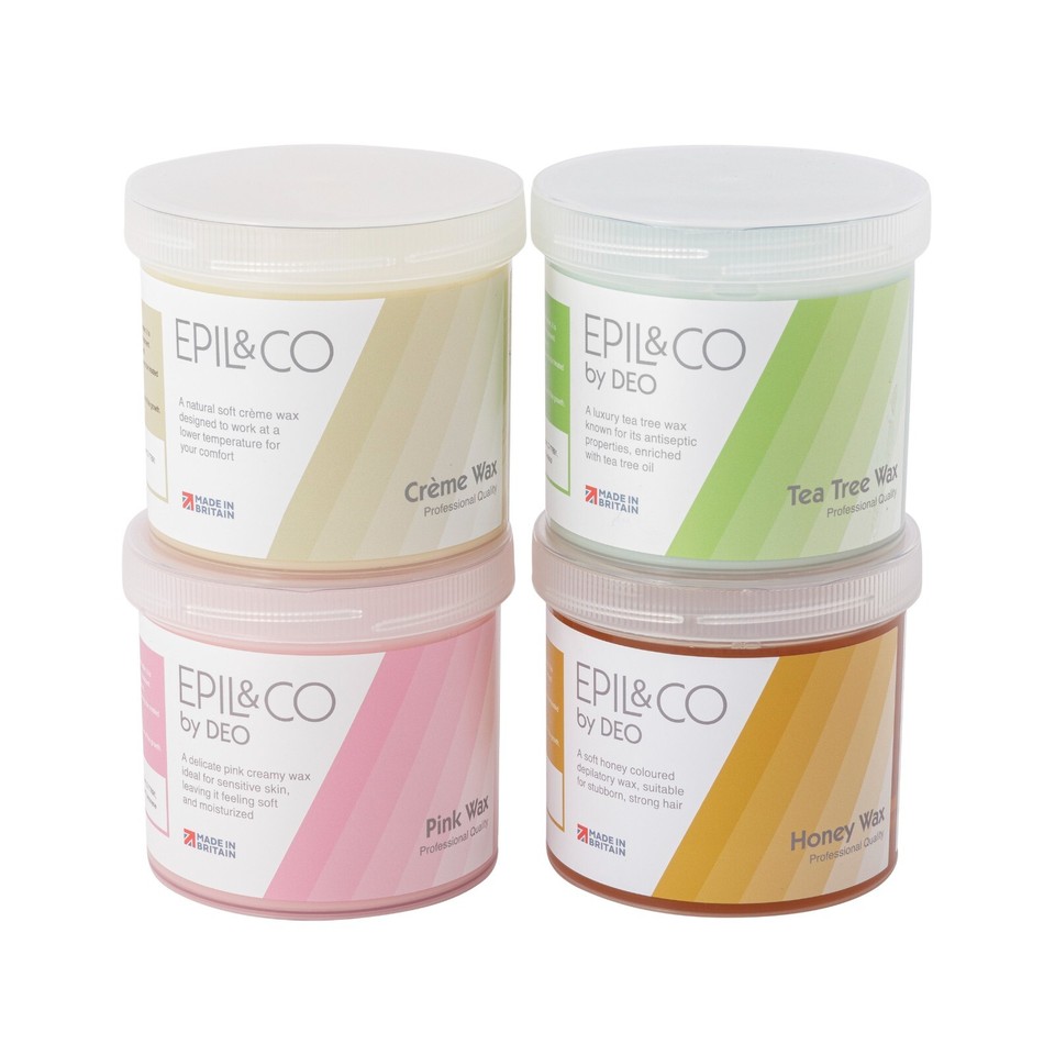 Epil & Co Tea Tree Wax Pot Tub Jar Depilatory Face Leg Body Waxing ...