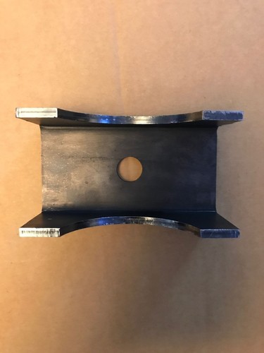 (2) Leaf Spring Axle Perches Weld On 2.5" Wide 3" Diameter Axle Tube ...