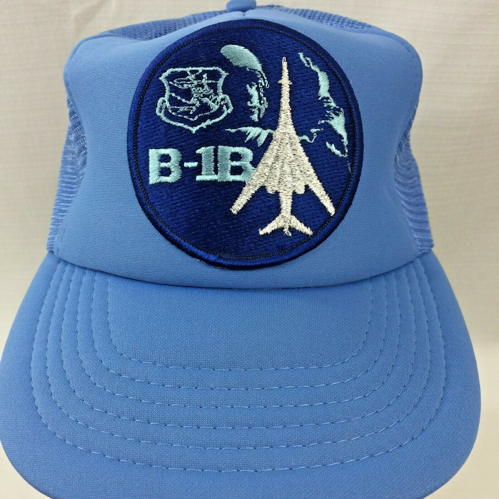 Vintage B-1B Bomber Patch Trucker Hat Adjustable Snap… - Gem