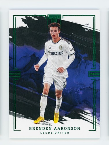 2022-23 Brenden Aaronson Panini Impeccable Premier League Emerald Leeds ...