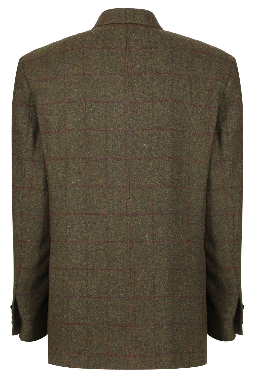 Blenheim Checked Tweed Jacket Blazer Sports Coat Quality Green Claret ...