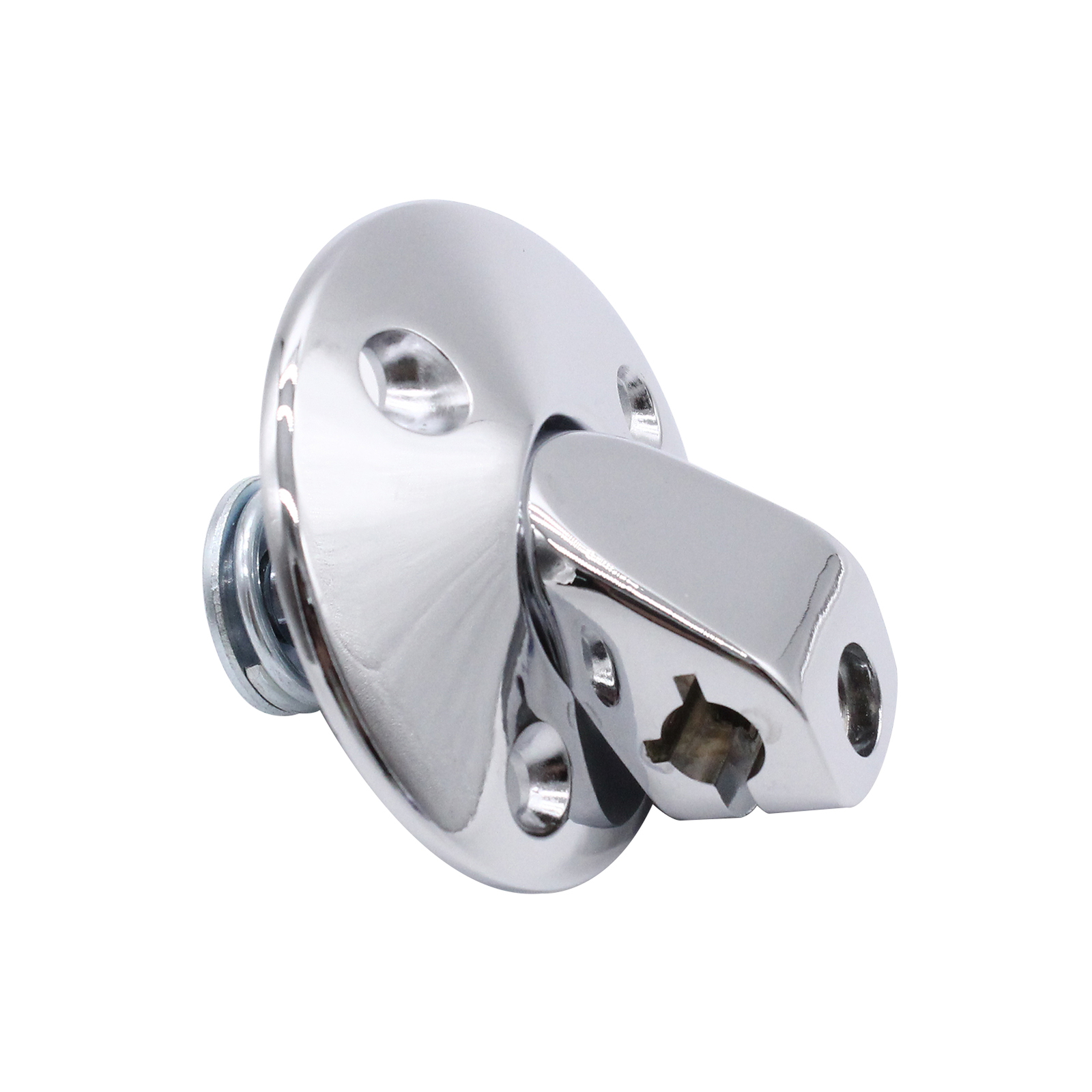 Pair Sunvisor Support Brackets Kit Chrome with Screws Bushing B0U3 | eBay