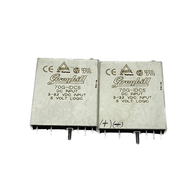 USED LOT OF 2 Grayhill System 70 Series 3-32VDC Input Module 70G-IDC5 ...