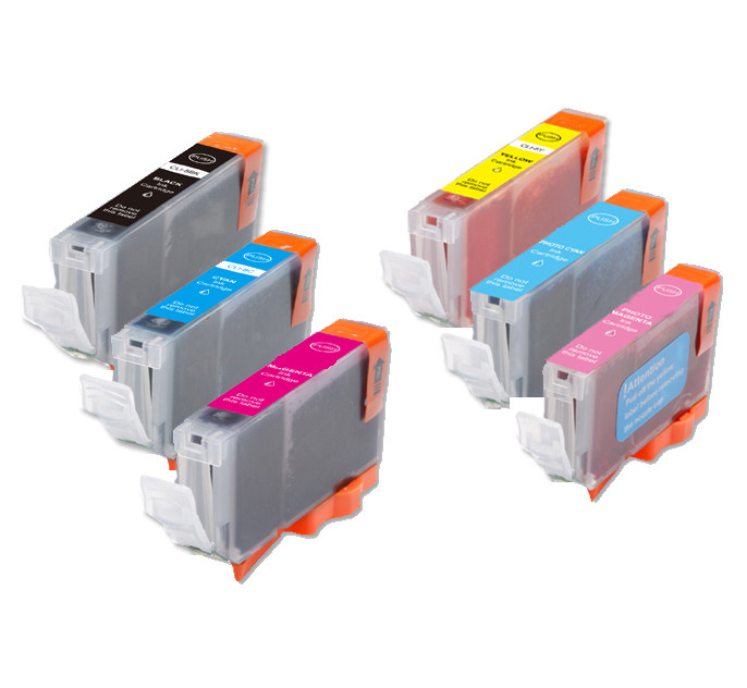 6 PK Ink Cartridges Compatible CLI-8 Pixma Photo iP6600D iP6700D | eBay