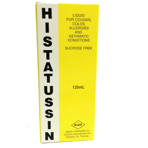 Histatussin Liquid for Coughs, Colds & Allergy Conditions (125ml ...
