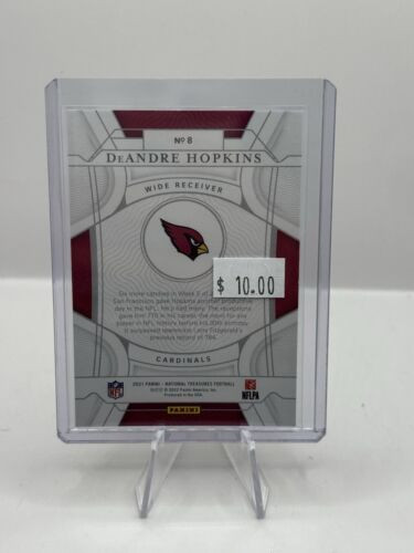 2021 Panini National Treasures #8 DeAndre Hopkins Arizona Cardinals 27/ ...