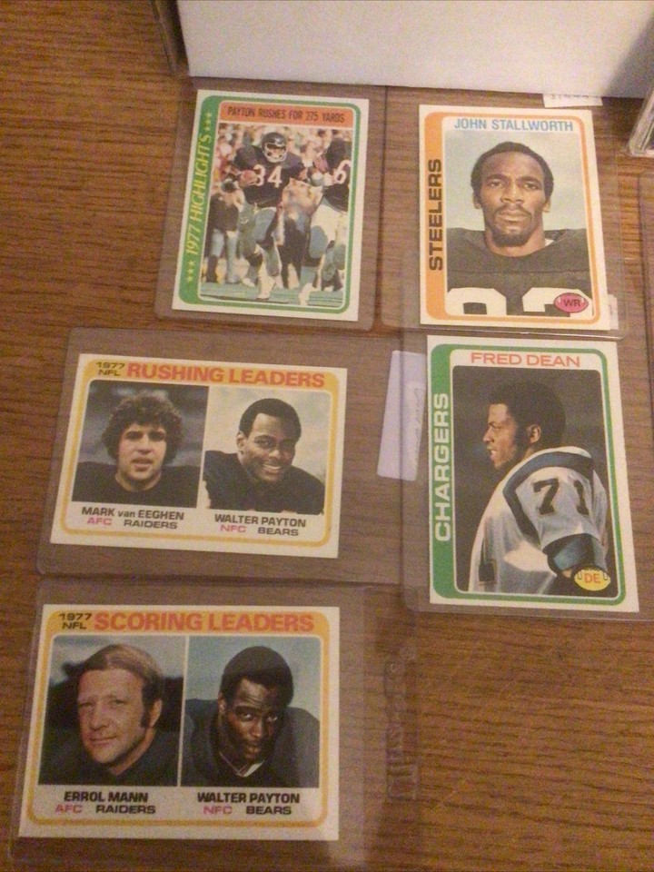 1978 Topps Football Complete Set (1-528) DORSETT SGC7PAYTON SGC 7 ...