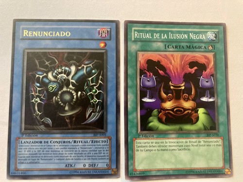 Relinquished Ultra Rare BIP-S001+Black Illusion Ritual BIP-S038 1st Ed ...