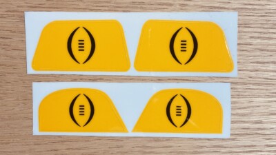 2024 Michigan Football Helmet Visor Decals - CFP Championship | eBay