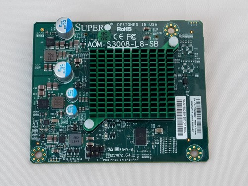 Supermicro AOM-S3008-L8-SB Broadcom 3008 12Gb/s SAS RAID HBA Mezzanine ...