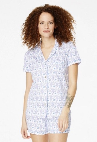 Roberta Roller Rabbit Purple monkey polo pajamas size XXS | eBay